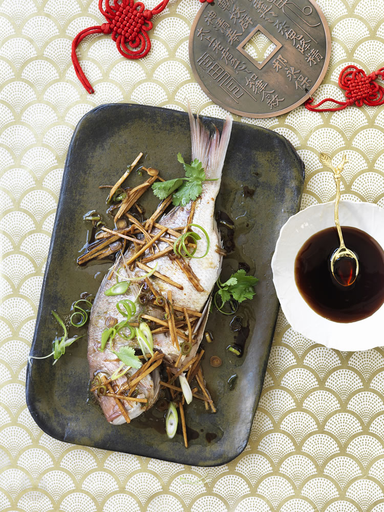 Steamed Whole Fish with Ginger and Soy - Chang's Authentic Asian Cooking