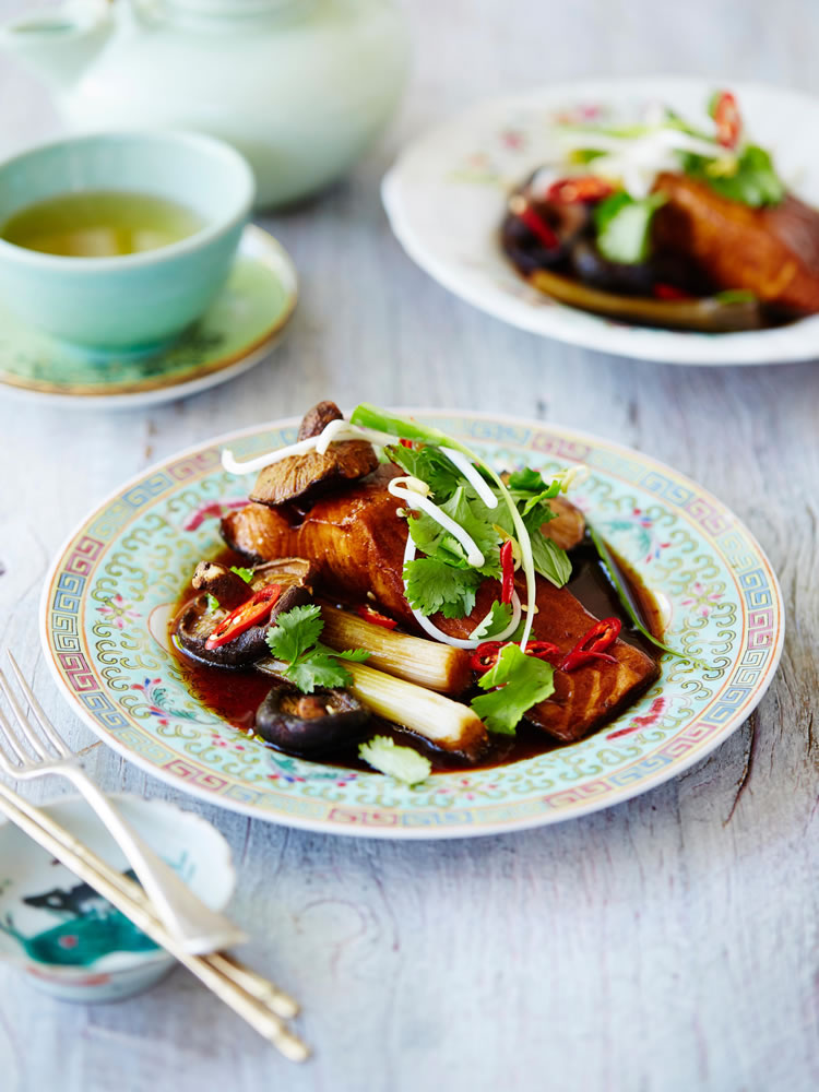 Chinese Master Stock Poached Salmon - Chang's Authentic Asian Cooking