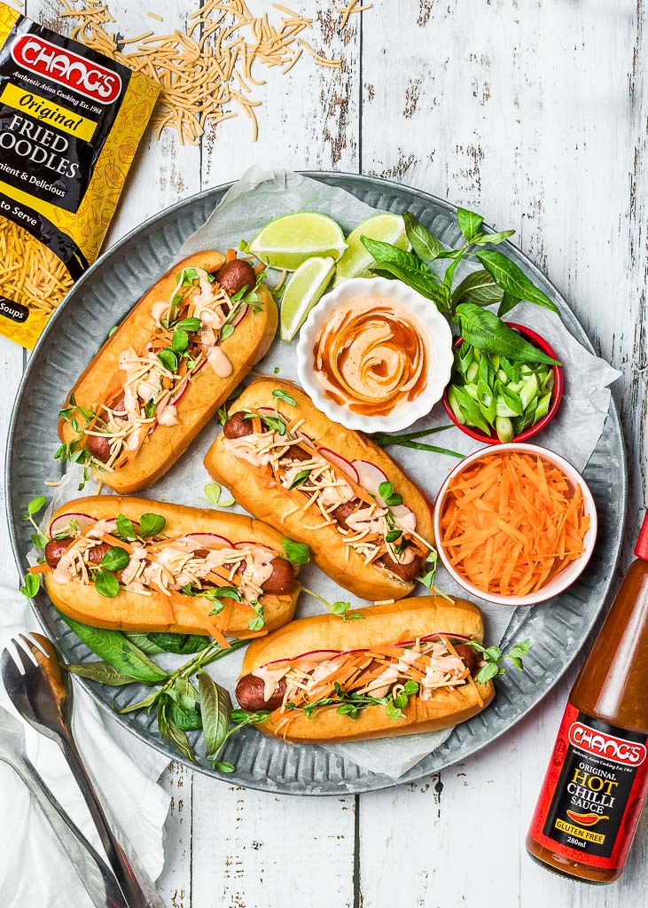 Hot Chilli Hot Dogs - Chang's Authentic Asian Cooking